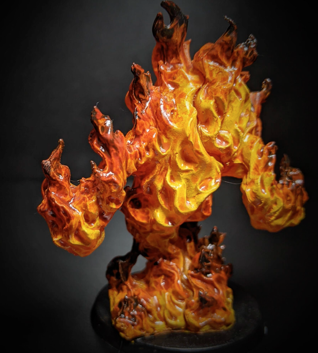 Tutorial: Contrast Paint – Fire Elemental – Fast, Easy, Learn